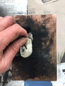 The chine collé process – Jane Sketching