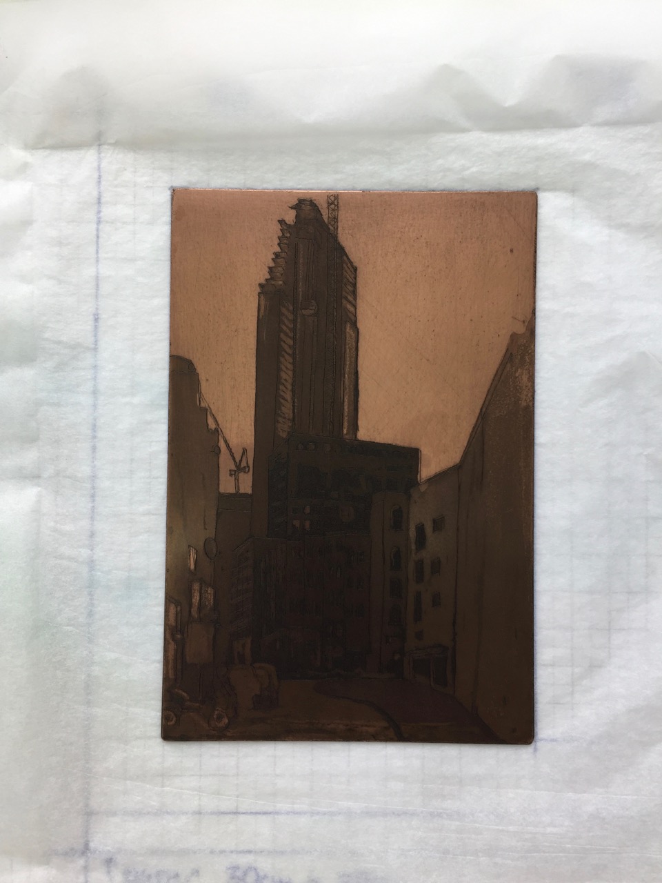 The chine collé process – Jane Sketching