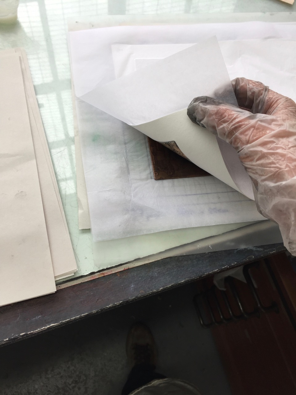 The chine collé process – Jane Sketching