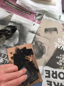 The chine collé process – Jane Sketching