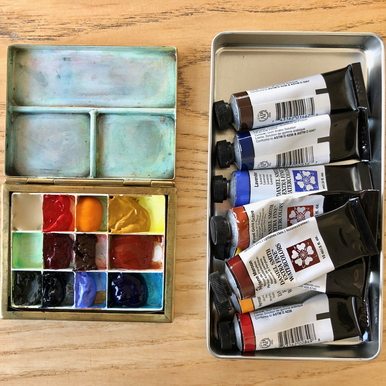 Paintboxes – Jane Sketching