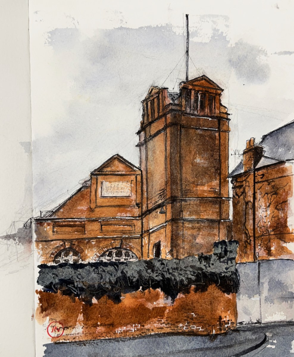 Wapping Hydraulic Power Station, London E1 – Jane Sketching
