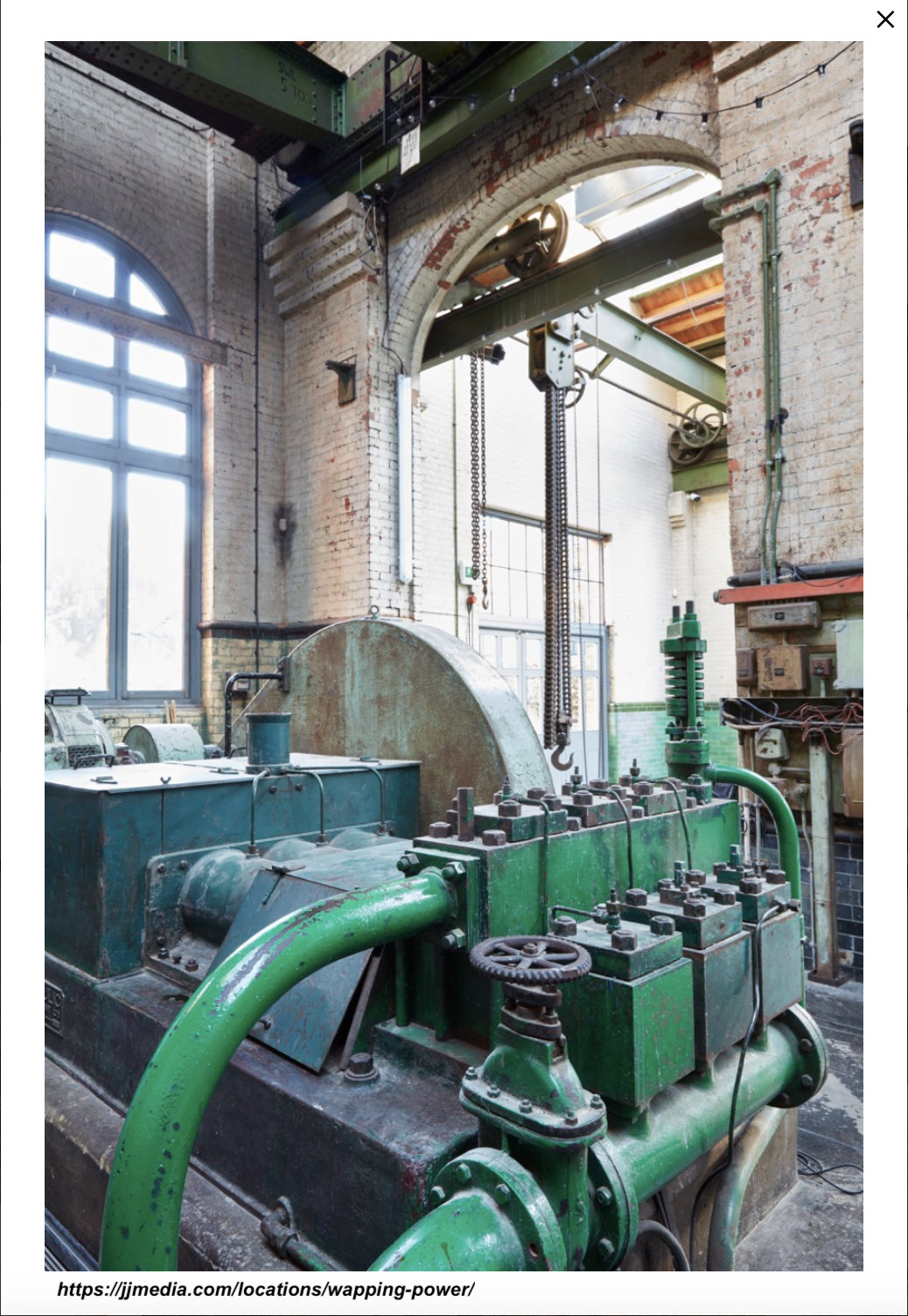 Wapping Hydraulic Power Station, London E1 – Jane Sketching