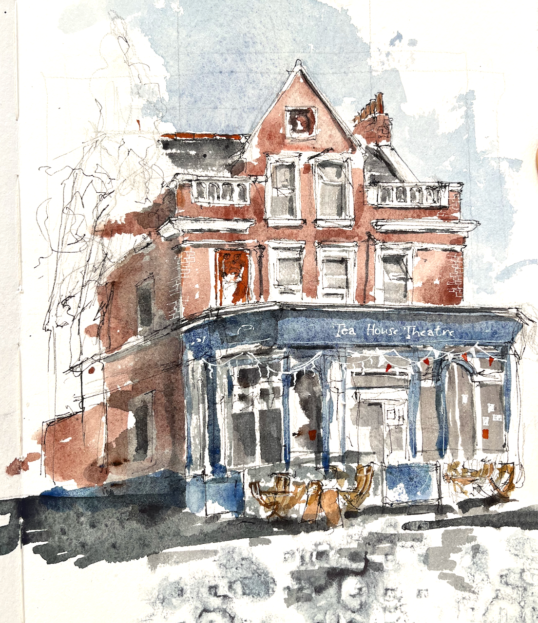 Jane Sketching – Urban sketches, etchings, watercolours, pen and ink.
