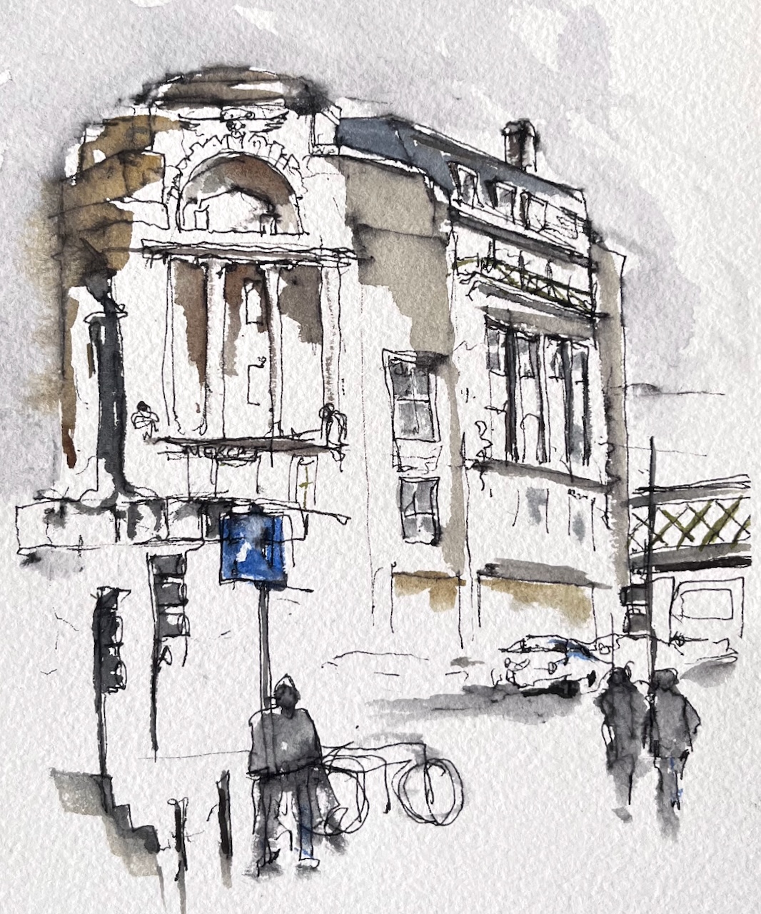 Jane Sketching – Urban sketches, etchings, watercolours, pen and ink.