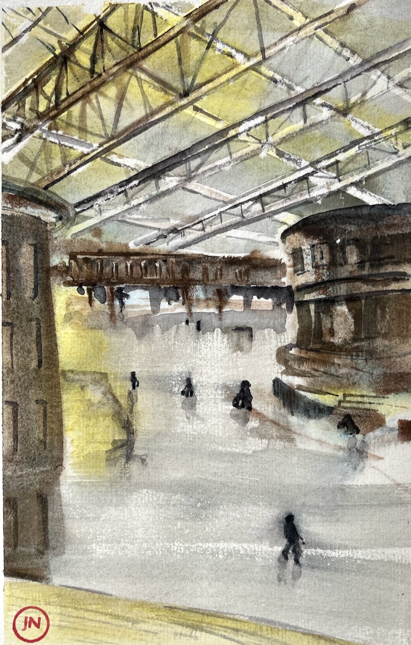 Jane Sketching – Urban sketches, etchings, watercolours, pen and ink.