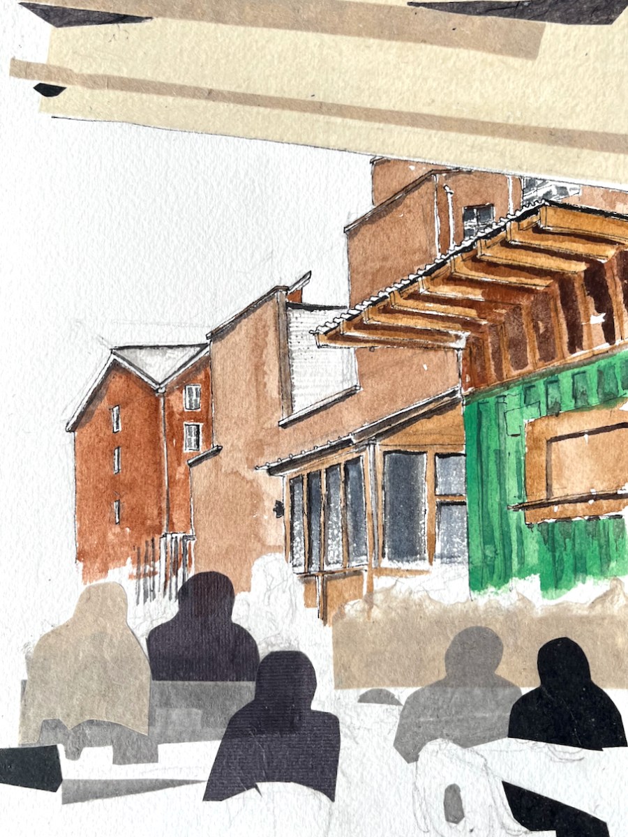 Jane Sketching – Urban sketches, etchings, watercolours, pen and ink.