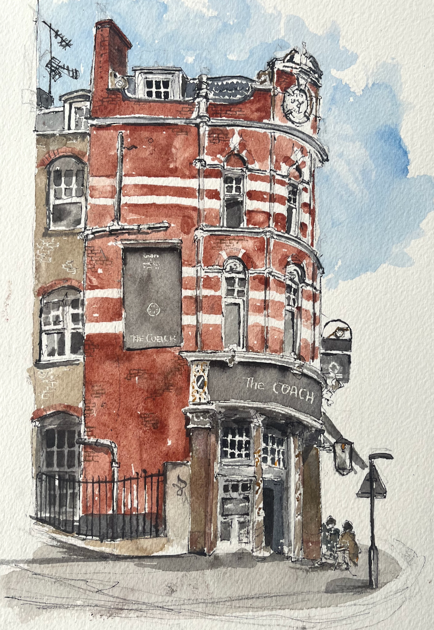 Jane Sketching – Urban sketches, etchings, watercolours, pen and ink.