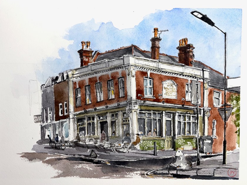 Jane Sketching – Urban sketches, etchings, watercolours, pen and ink.