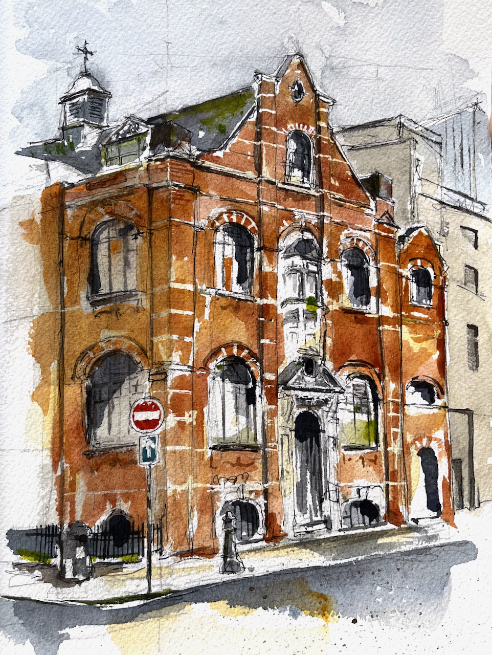 Jane Sketching – Urban sketches, etchings, watercolours, pen and ink.