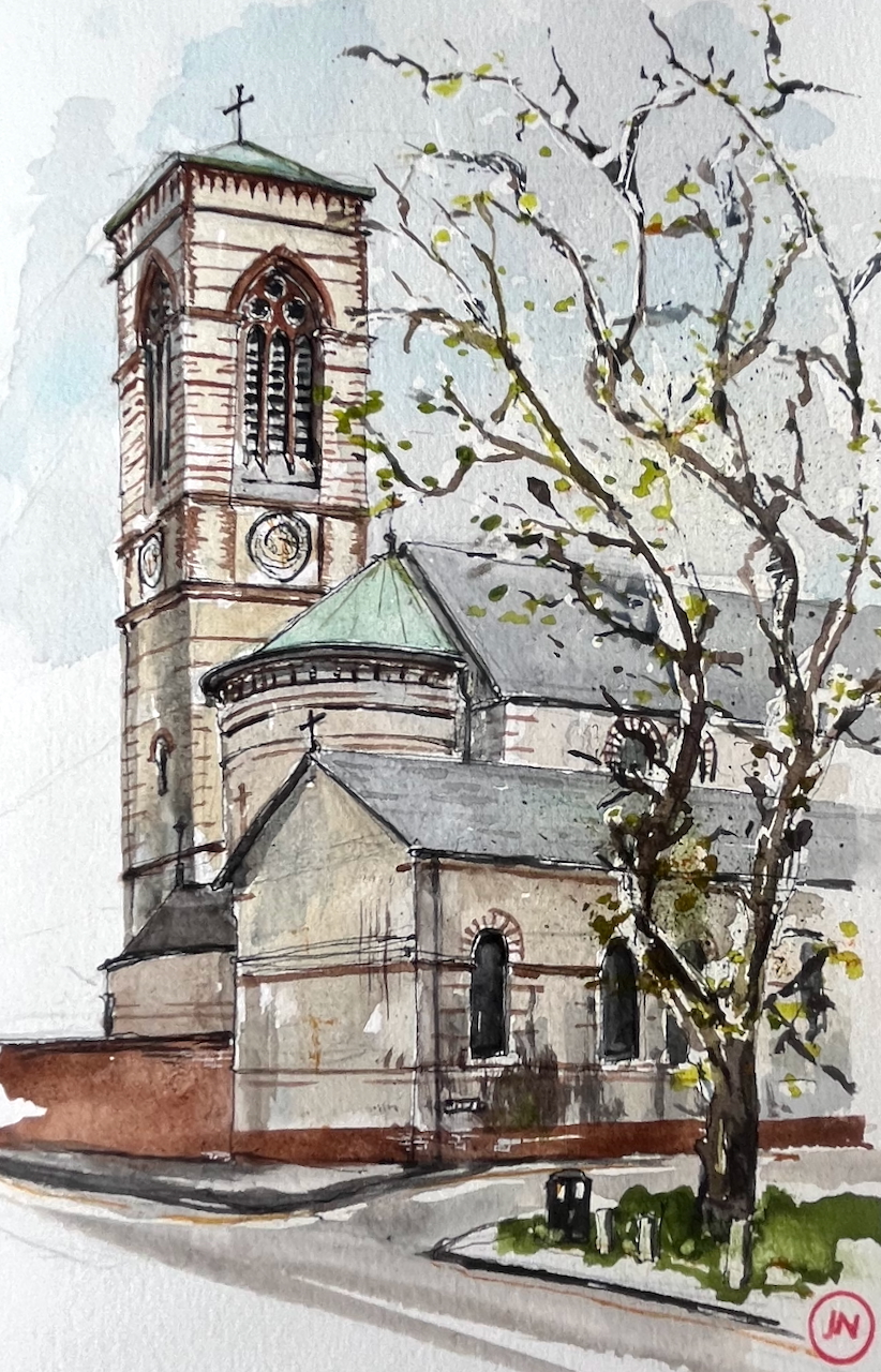 Jane Sketching – Urban sketches, etchings, watercolours, pen and ink.