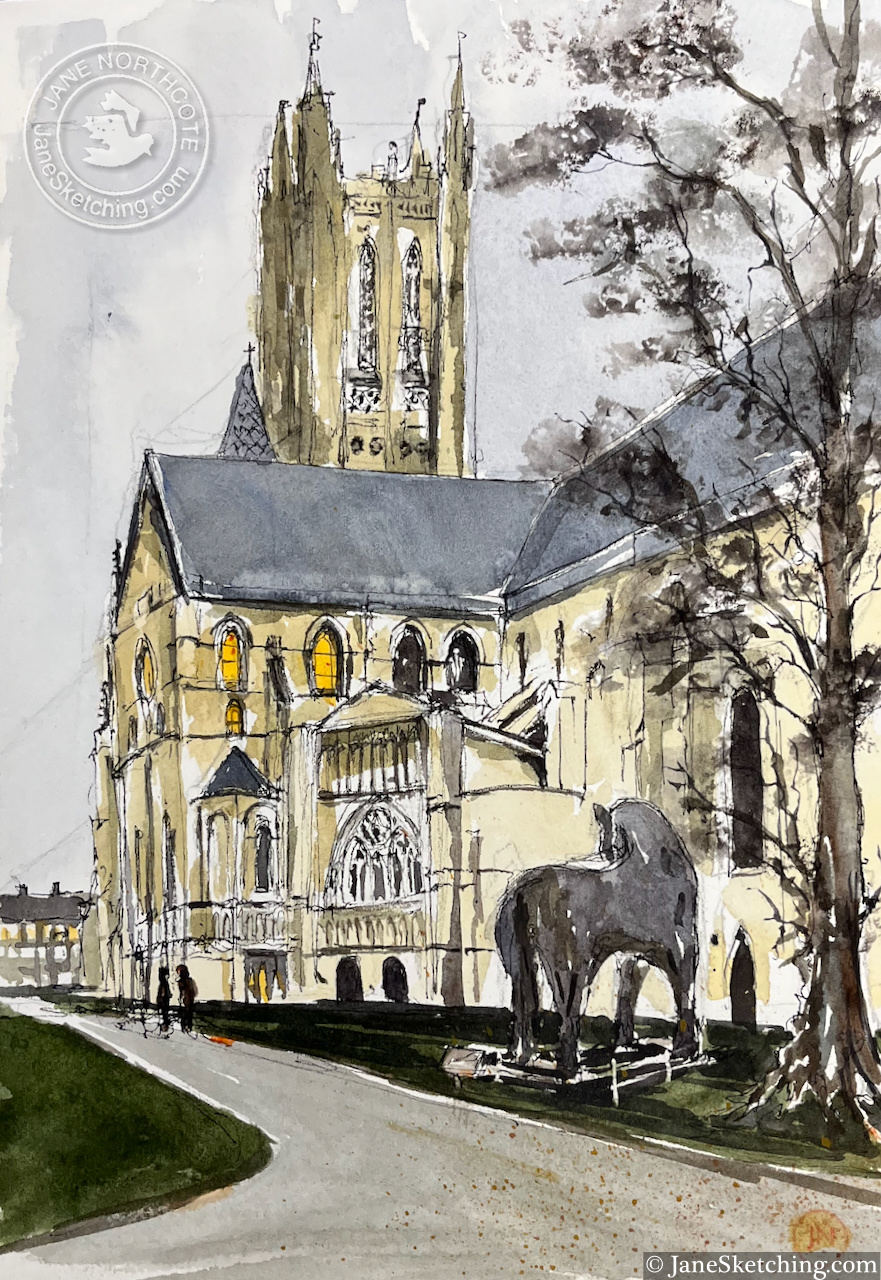 Jane Sketching – Urban sketches, etchings, watercolours, pen and ink.